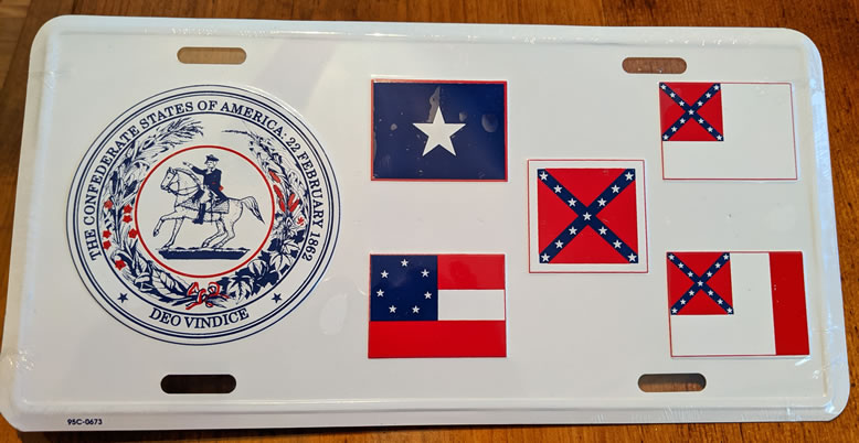 CSA Gold Buckle License Plate - $9.00 : Olde South, Limited ...
