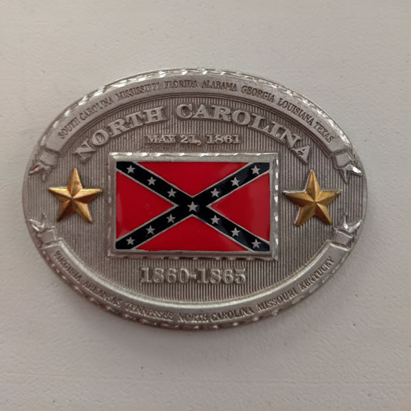 North Carolina Confederate Flag Belt Buckle - $17.00 : Olde South ...