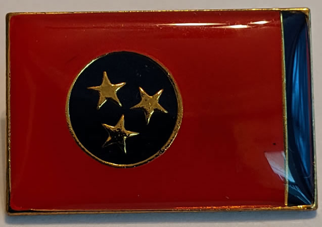 Tennessee State Flag Lapel Pin - $2.95 : Olde South, Limited ...