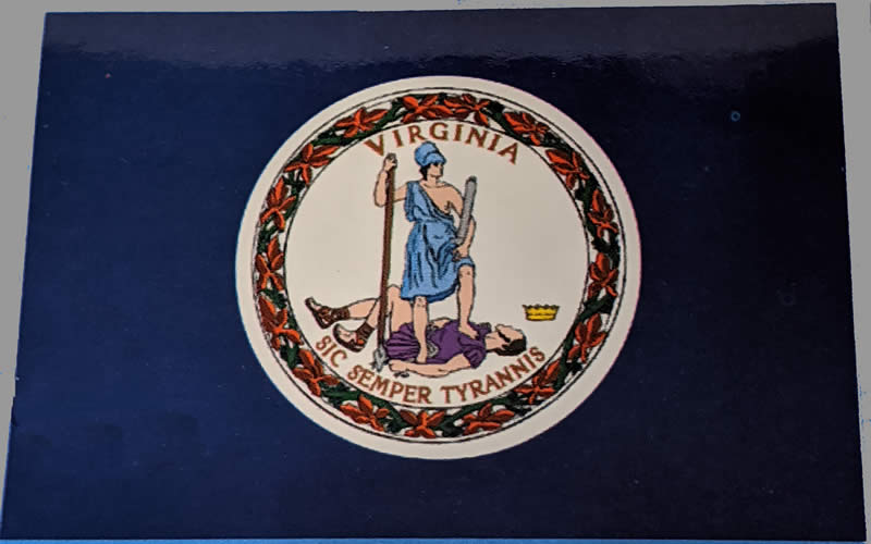 Virginia State Flag - $13.00 : Olde South, Limited, Confederate Checks ...